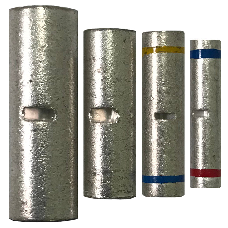 Non-Insulated Step Down Butt Connectors – 10 to 1000 Pack – Sherco-Auto.com