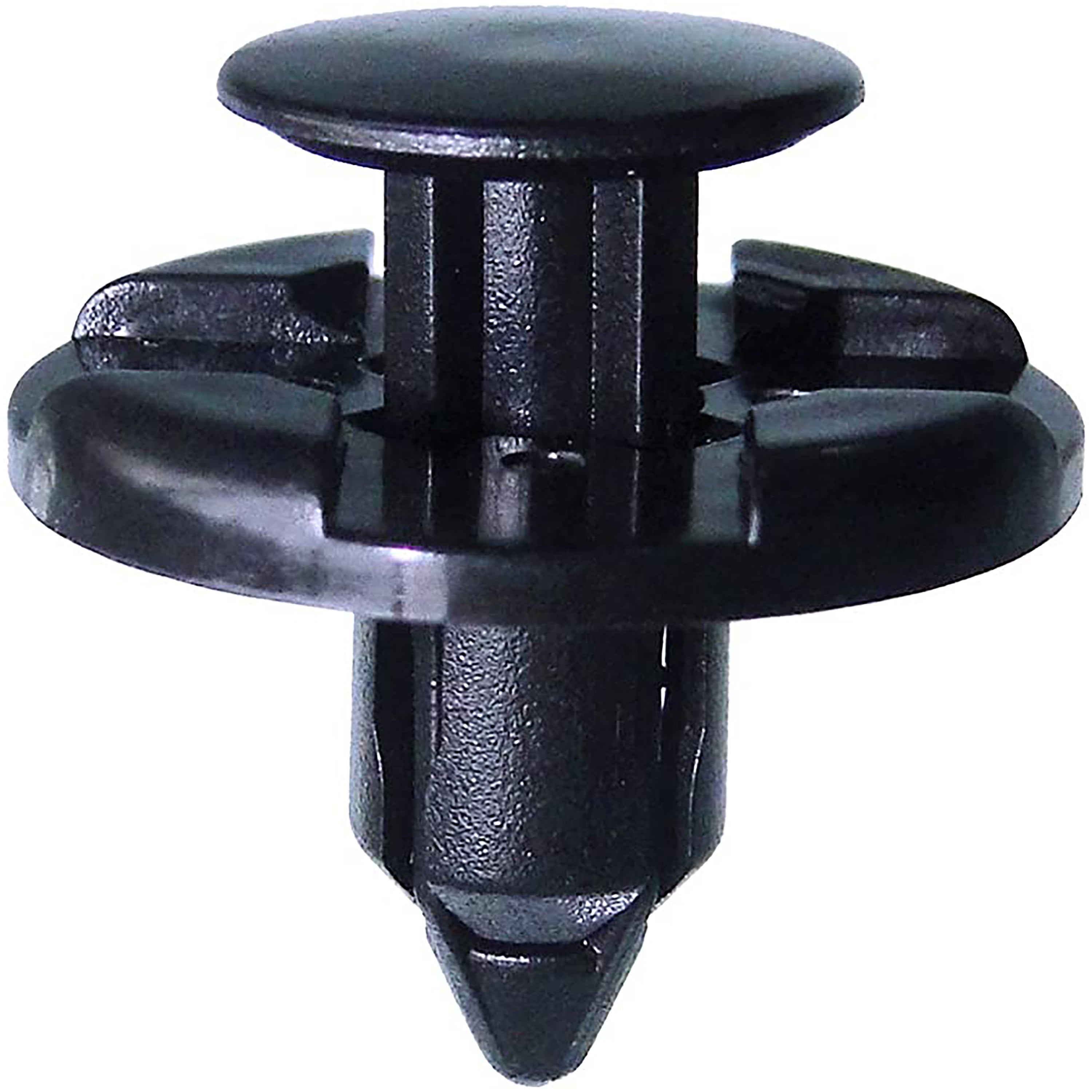 Black Nylon Bumper Push Type Retainers - 7MM Hole 10MM Stem 20MM Flang ...