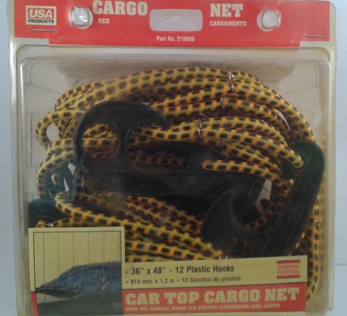 Car Roof Top Rack Mesh Cargo Net Cover Luggage Carrier Basket With Hoo ...