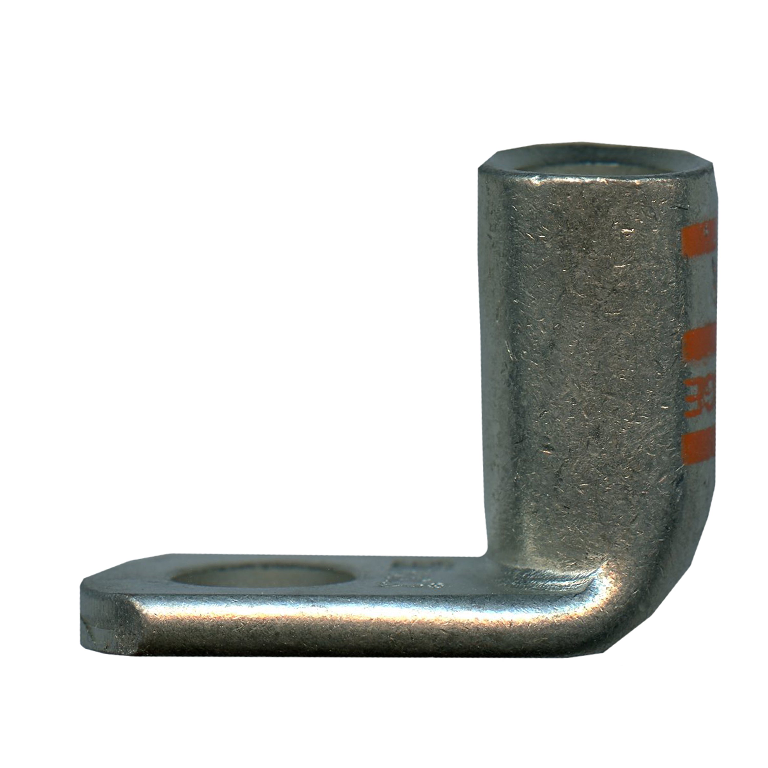 Mega HD Copper Lug - Plated 90-Deg 2/0 AWG 1/2" Stud Orange - 5 or 50 ...