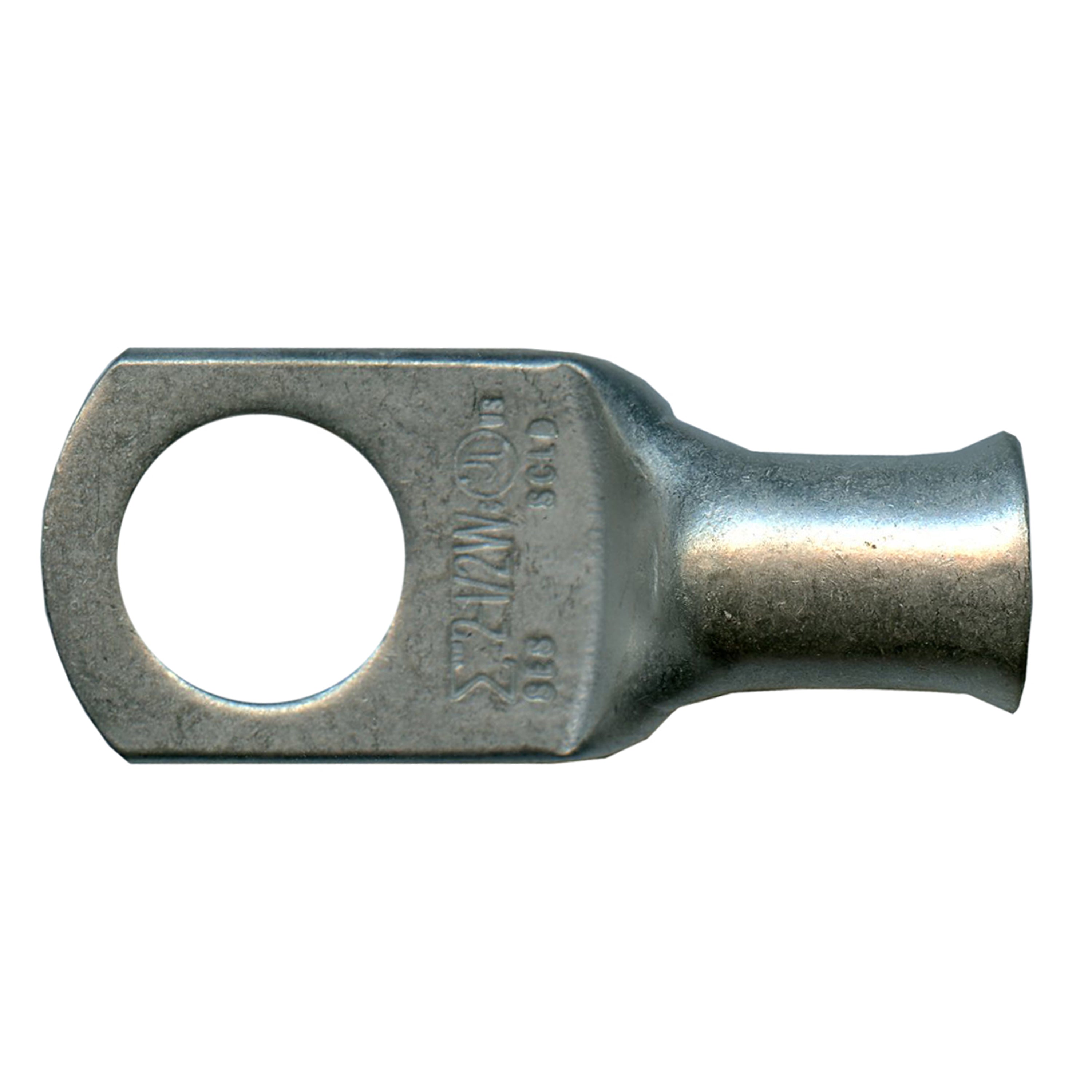 Standard Tinned Copper Lug 2 AWG 1/2" Ring Size - 10 Pack – Sherco-Auto.com