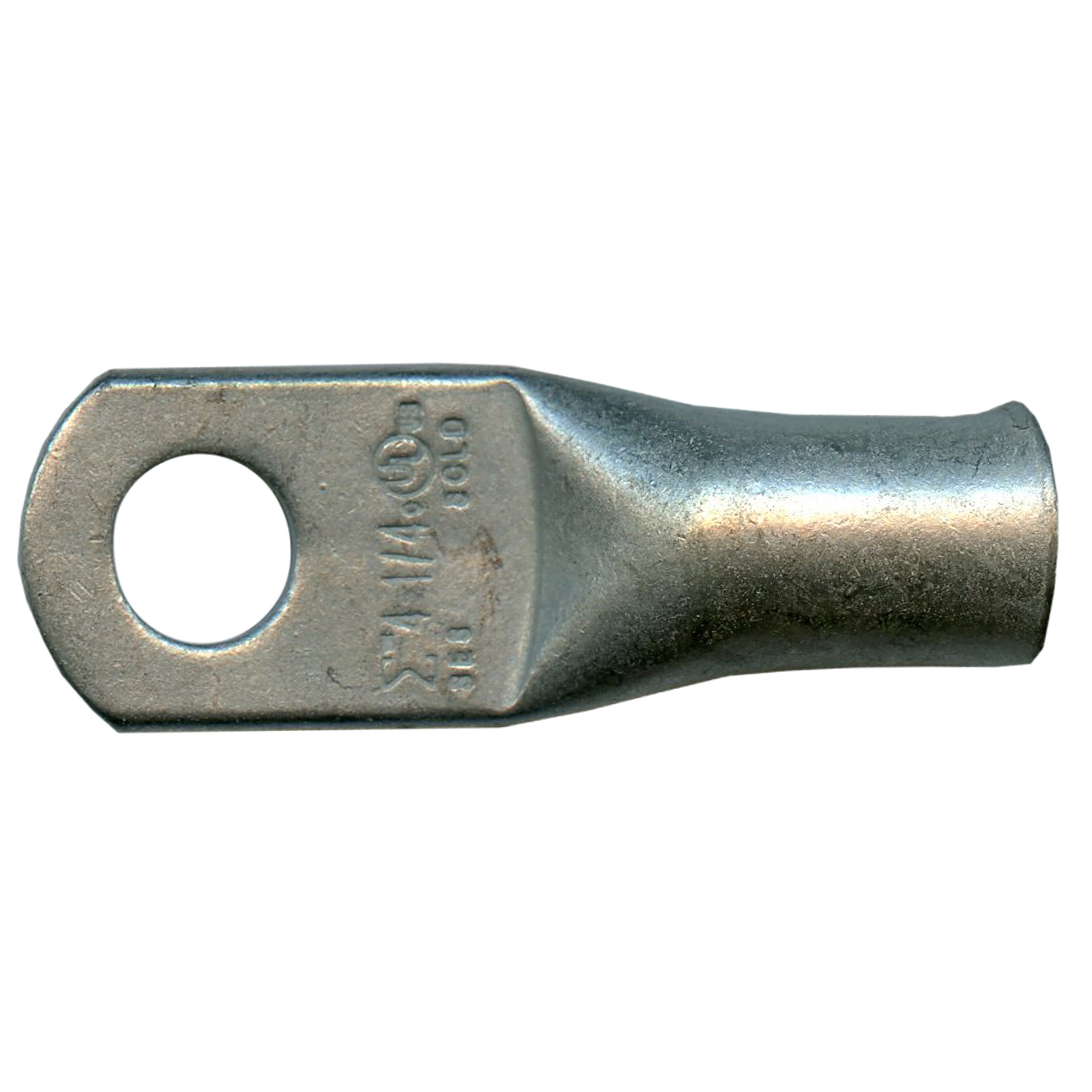 Standard Tinned Copper Lug 4 AWG 1/4" Ring Size - 10 or 100 Pack ...