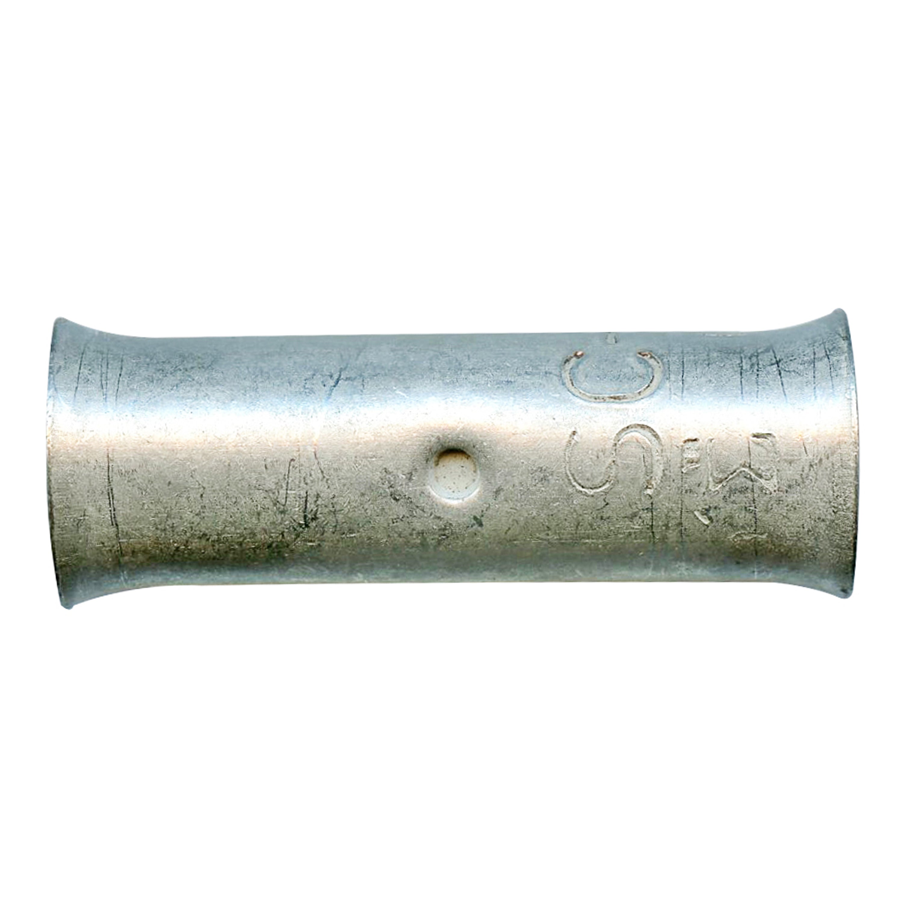 Standard Tinned Copper 2 Gauge Butt Splice Connector - 10 or 100 Pack ...