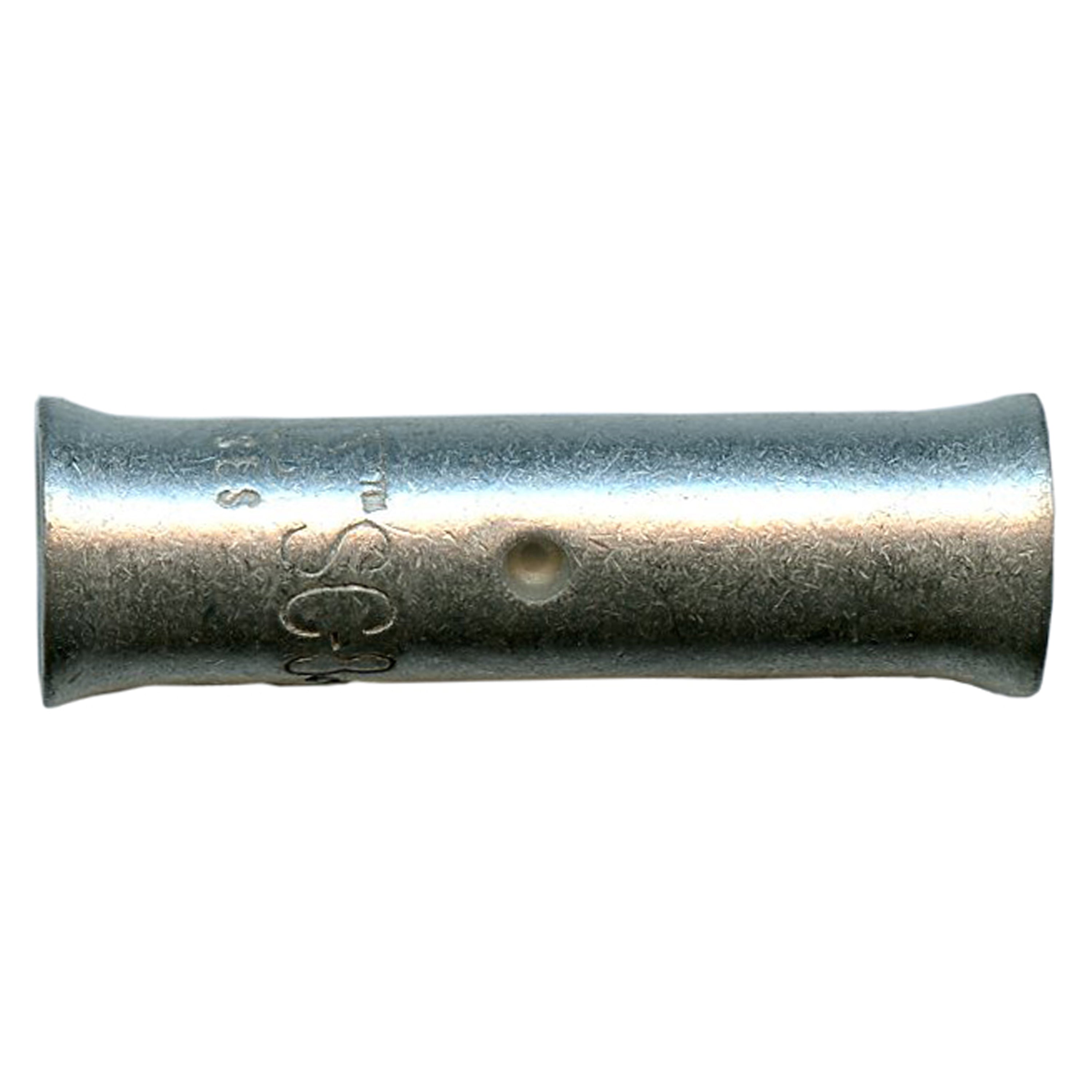 Standard Tinned Copper 8 Gauge Butt Splice Connector - 10 or 100 Pack ...