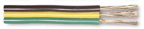 16/3 BONDED TRAILER PARALLEL WIRE 16 AWG 3-WAY Brown, Green, & Yellow ...