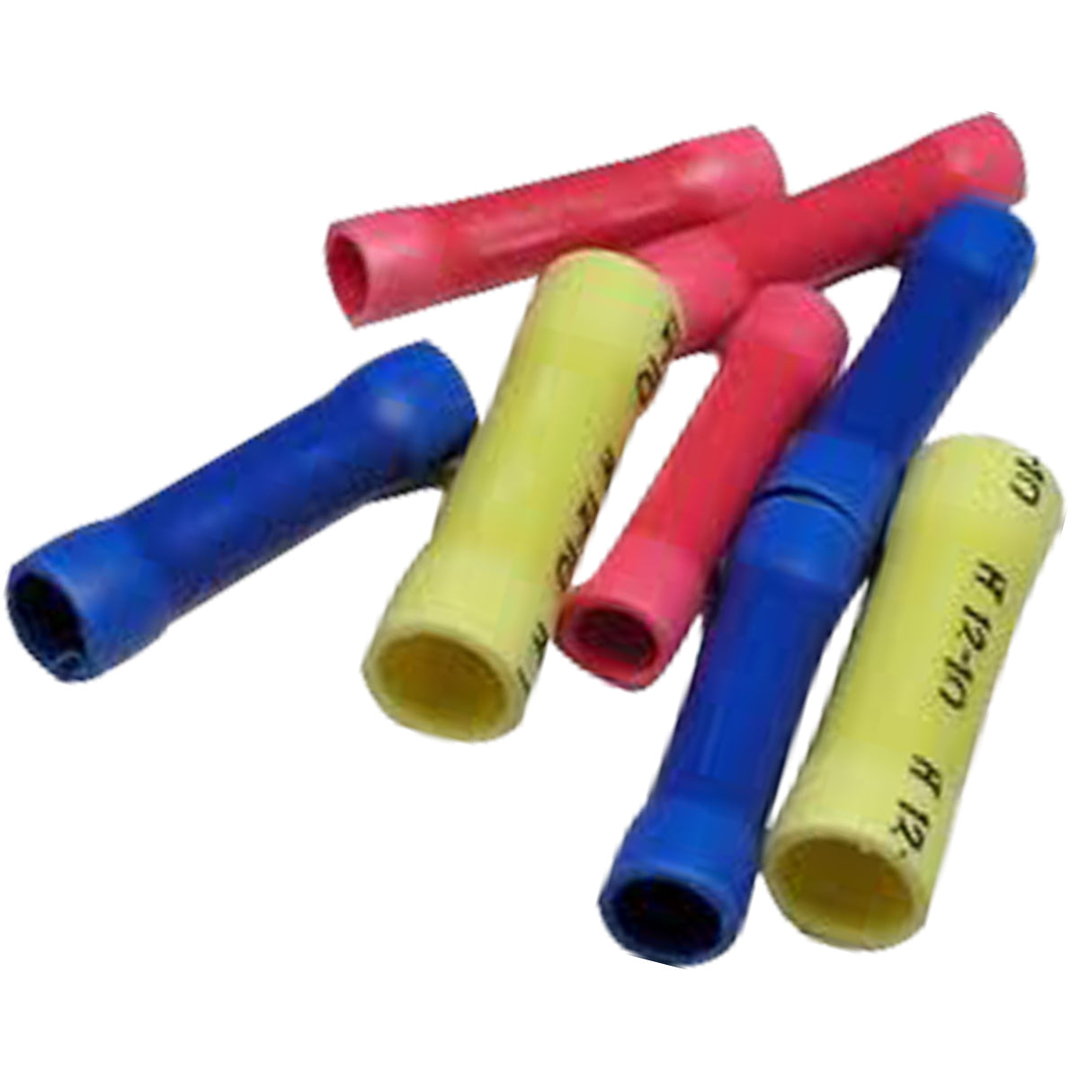 300 Piece Vinyl Insulated Butt Connector Assortment Kit - 100 Each of ...