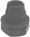 1/2" - 20 Triple Oversized Machined - 3/4" Hex Drain Plug with gasket ...