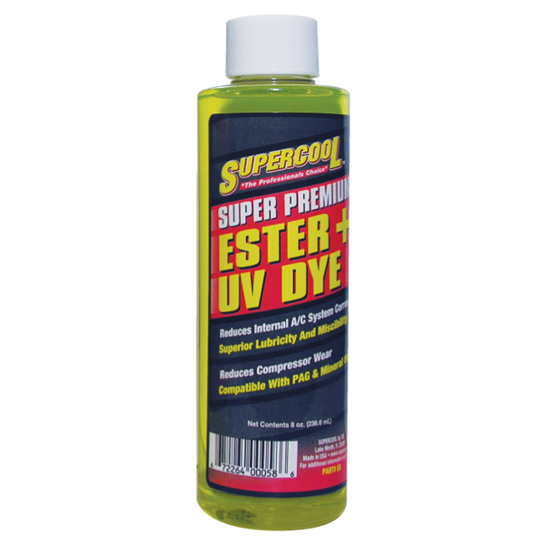 Ester Oil plus U/V Dye , 8 oz – Sherco-Auto.com