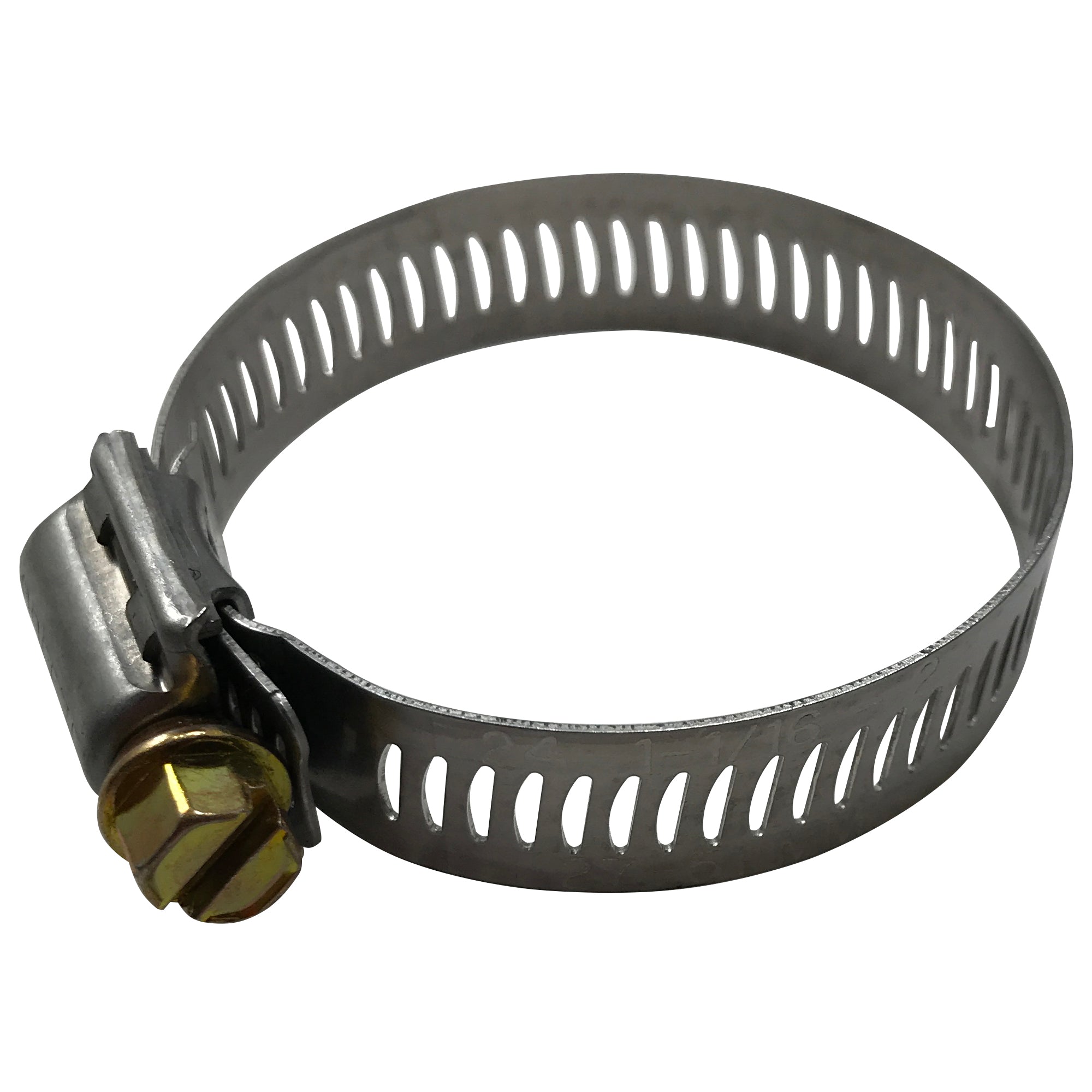 SAE #24 Worm Gear Hose Clamp 1-1/16–2" – 10 or 100 Pack – Sherco-Auto.com