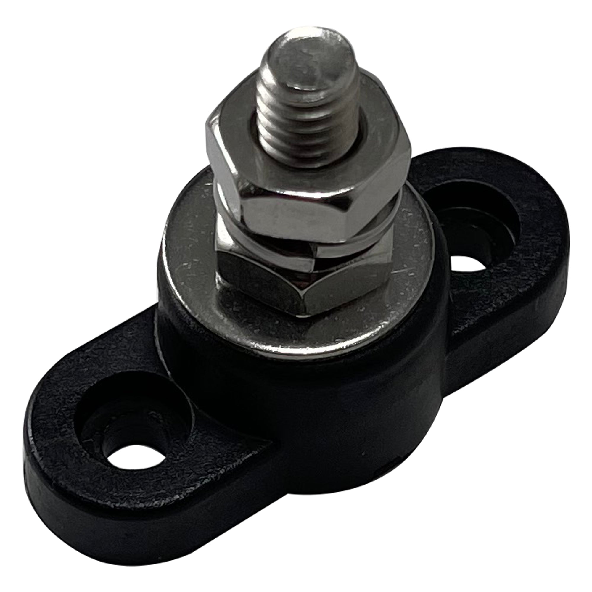 Small Base 1/4" Single Point Power Post - Black – Sherco-Auto.com