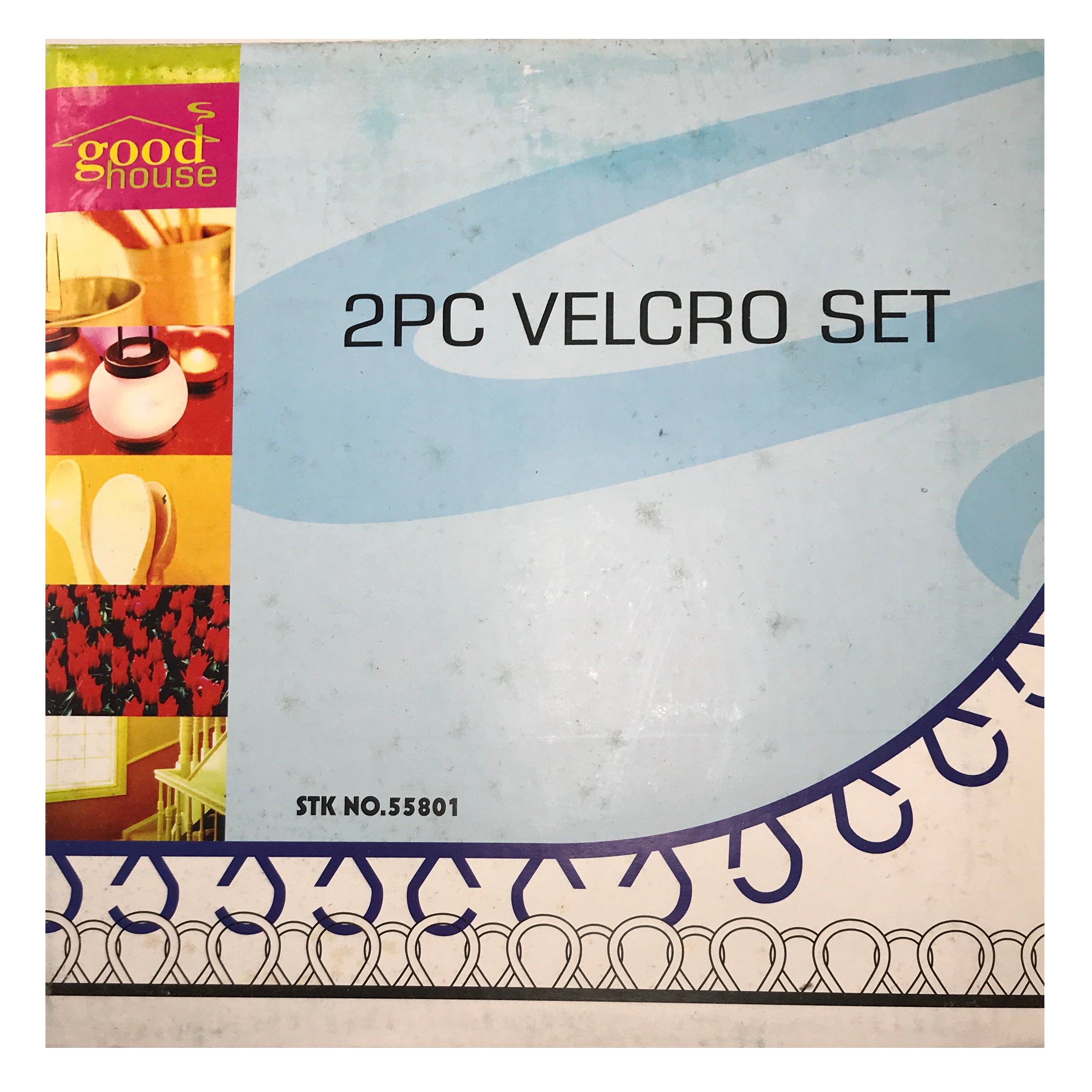 2 Rolls x 25 MM x 10 MM (1" x 33' FT) Male & Female White Velcro Roll ...