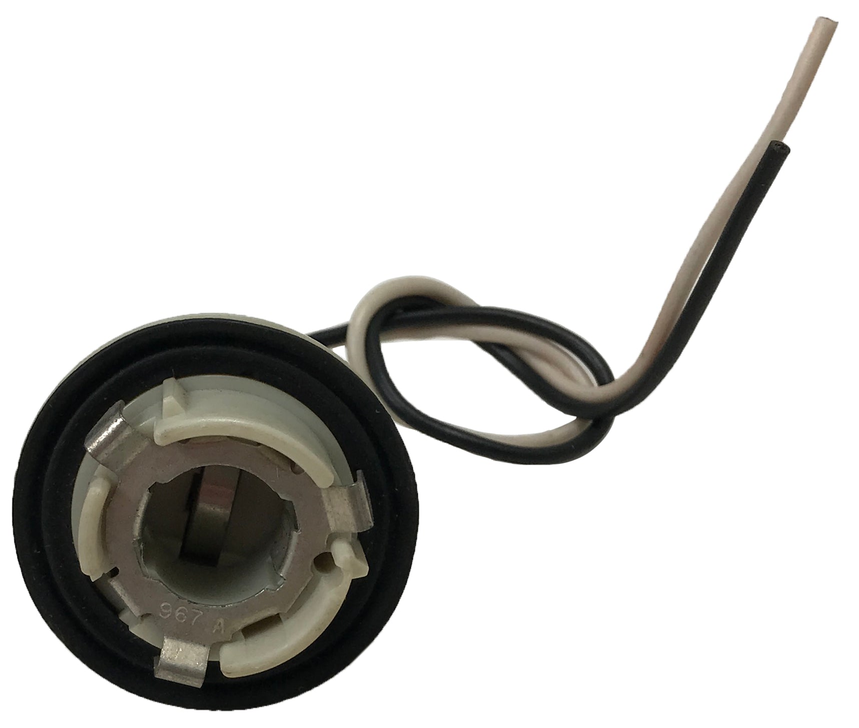 (2) Back Up Lamp Socket Standard S-98 Tail Light Repair Pigtail Assemb ...