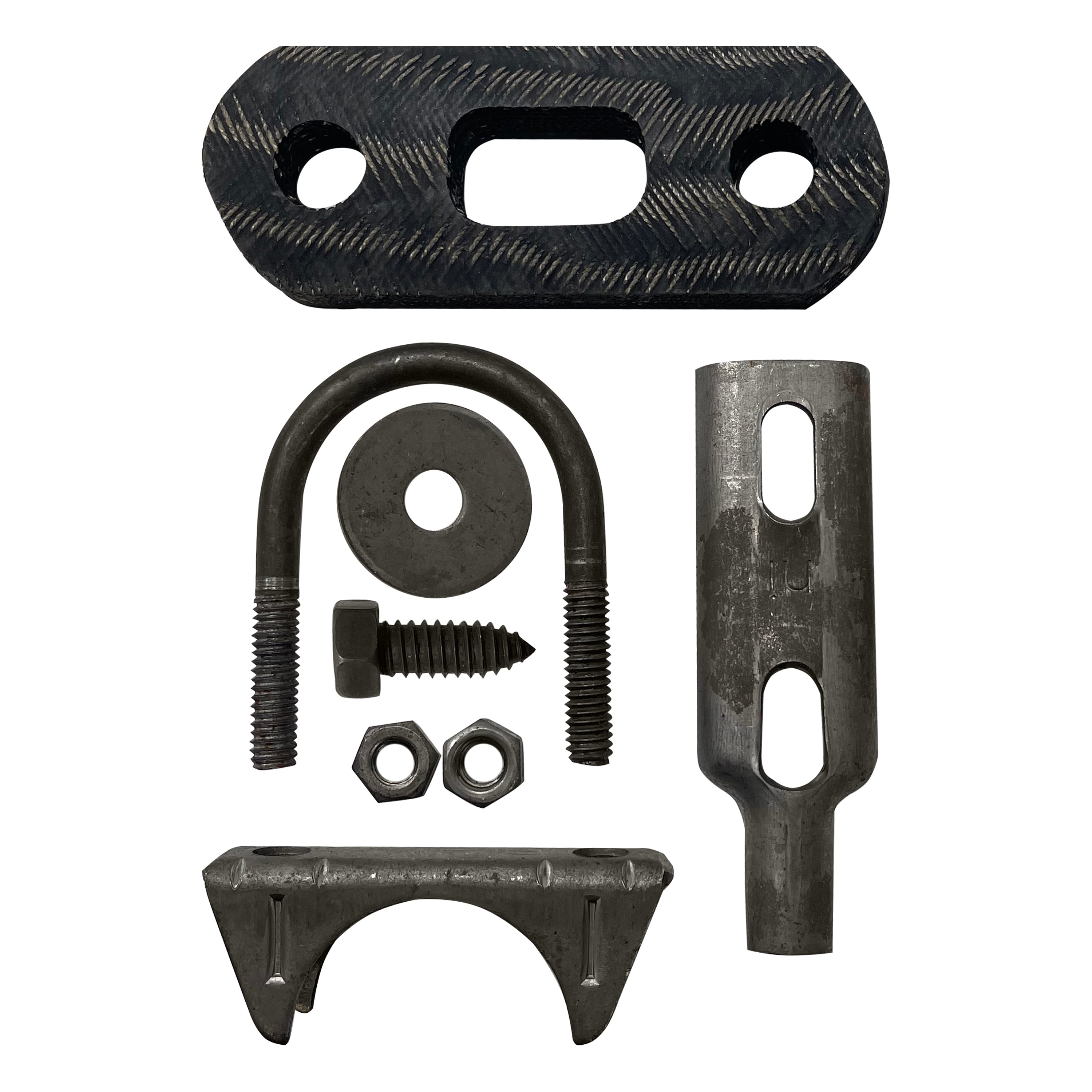 Nickson 190 Universal 1 1/2 Exhaust Muffler Clamp U-Bolt Pipe Saddle H ...