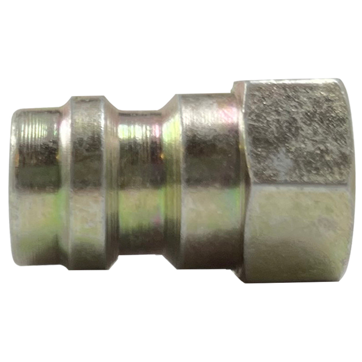 R-134a Steel With Valve Straight High Side Retrofit Adapter (1/4" Flar ...