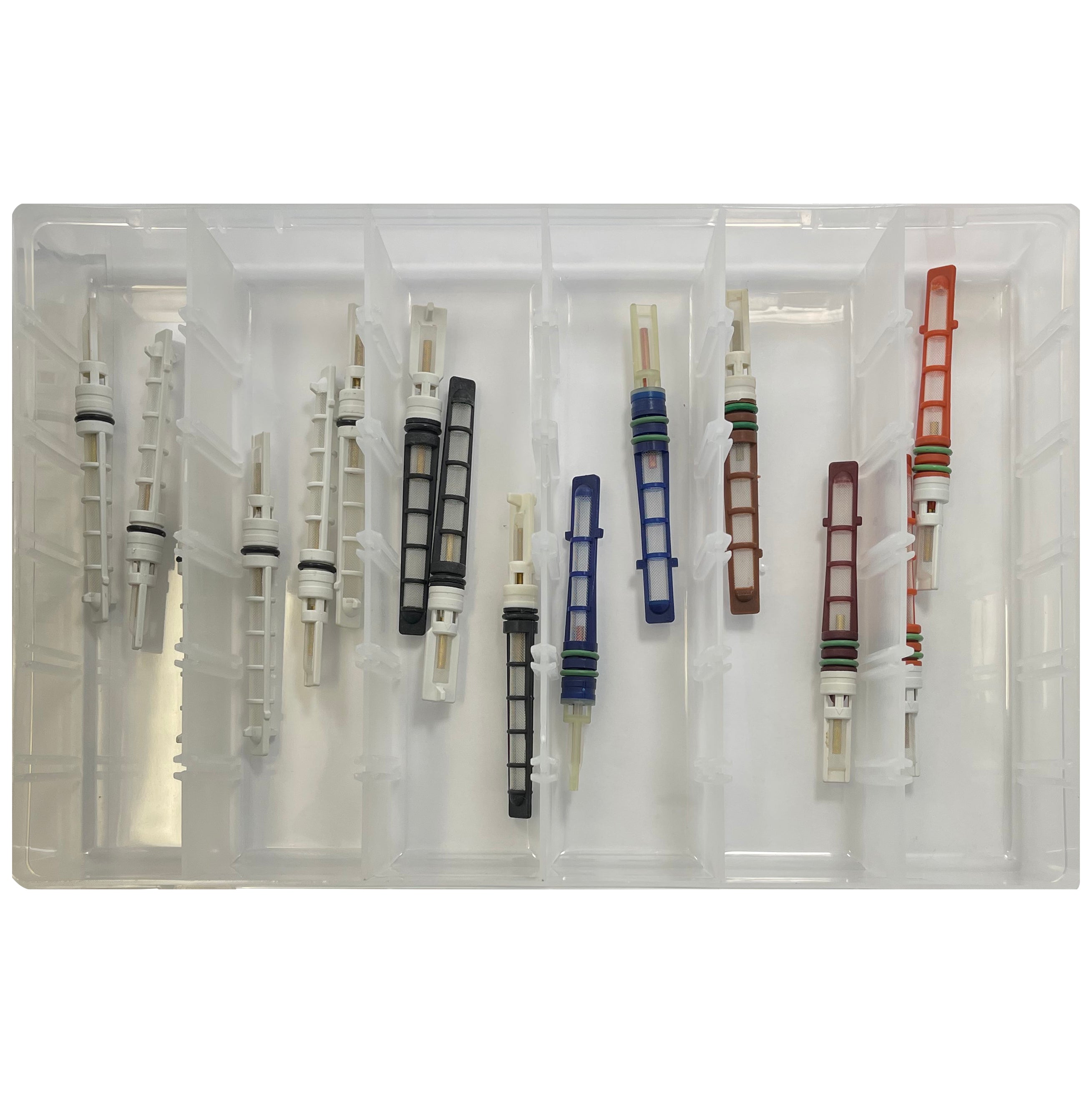 15 Piece Universal Automotive A/C Orifice Tube Assortment - GM Ford ...