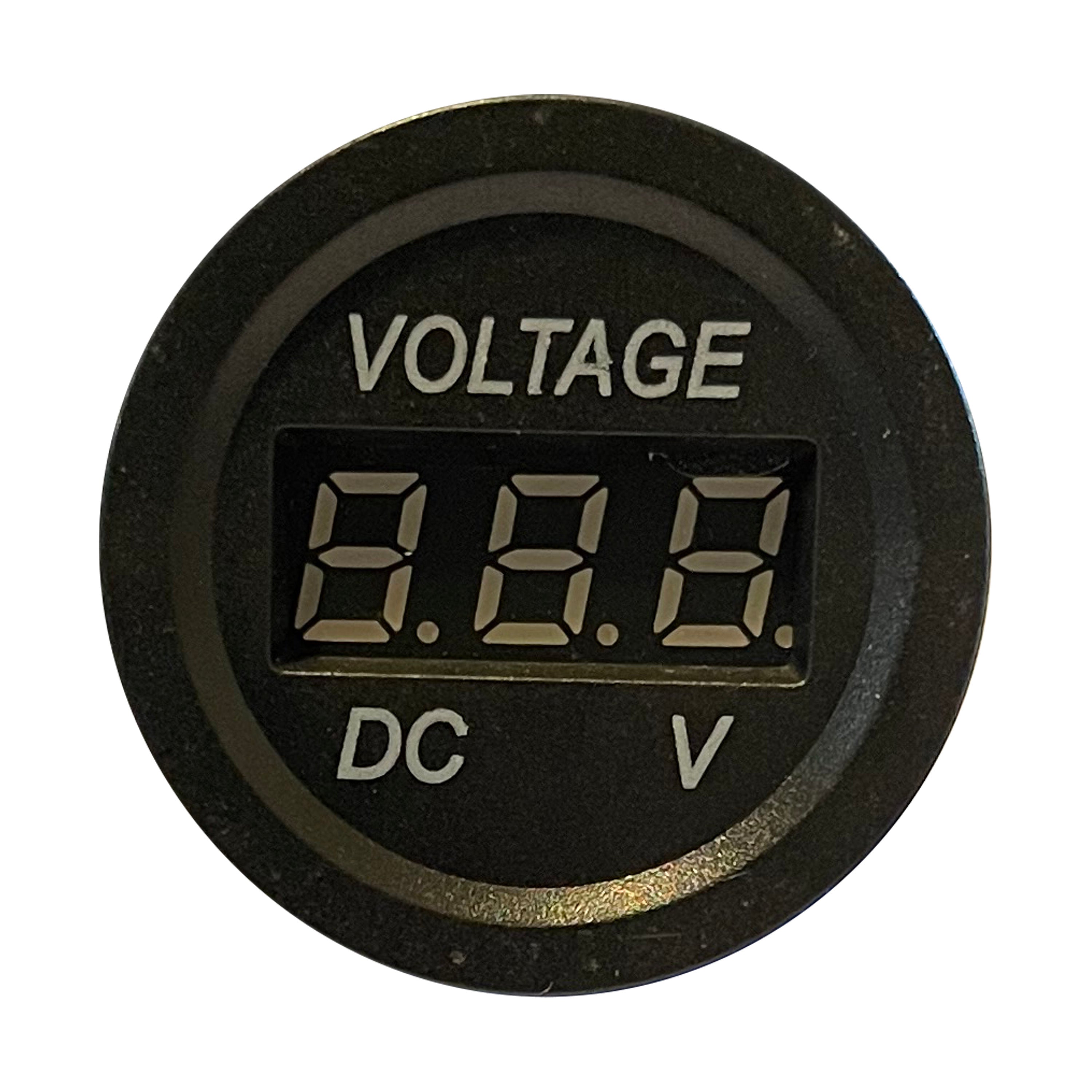 Mini Digital Voltage Meter Gauge 30 Volts with 1-1/8" Mounting Hole ...