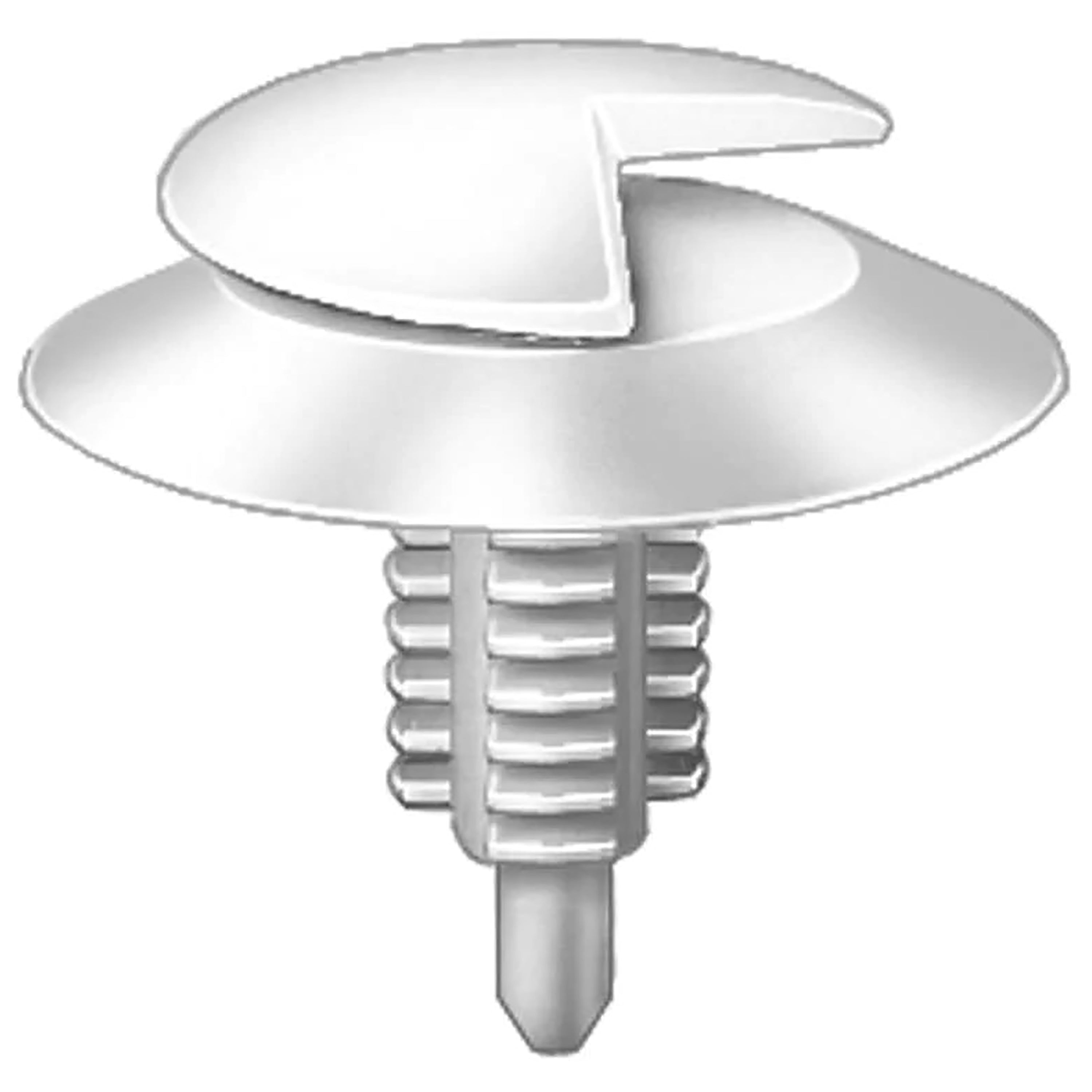 Natural Nylon Door Trim Panel Clip Retainer - 7 MM Hole 18 MM Stem 20 ...