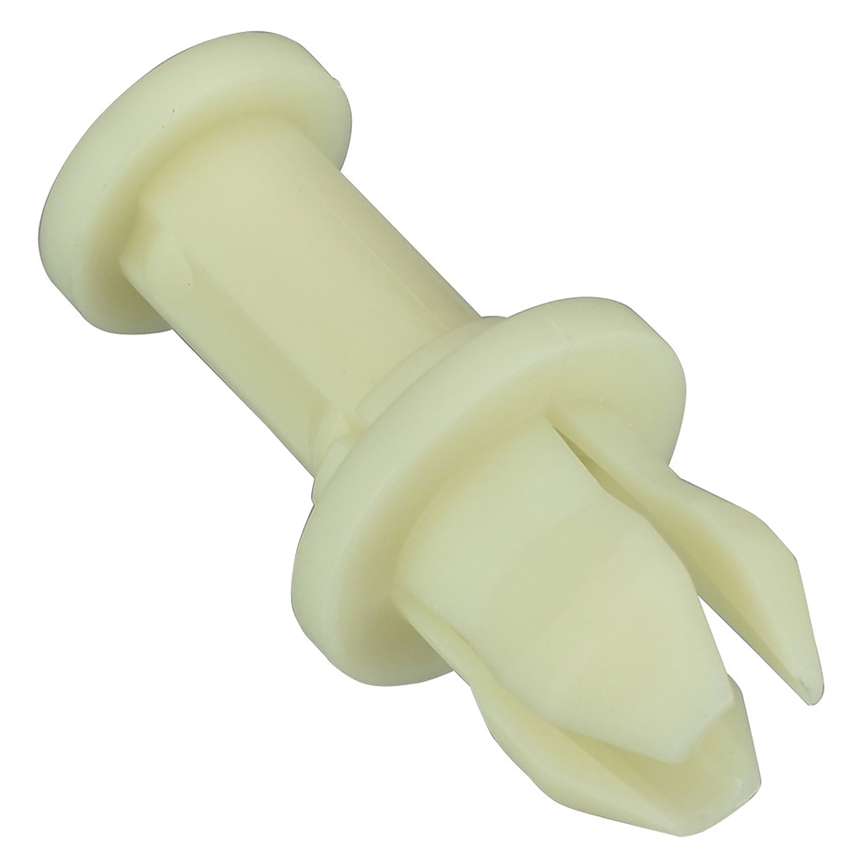 Natural Nylon Push Retainer Clips - 25/64" Hole - 12.5 MM Stem - 16 MM ...