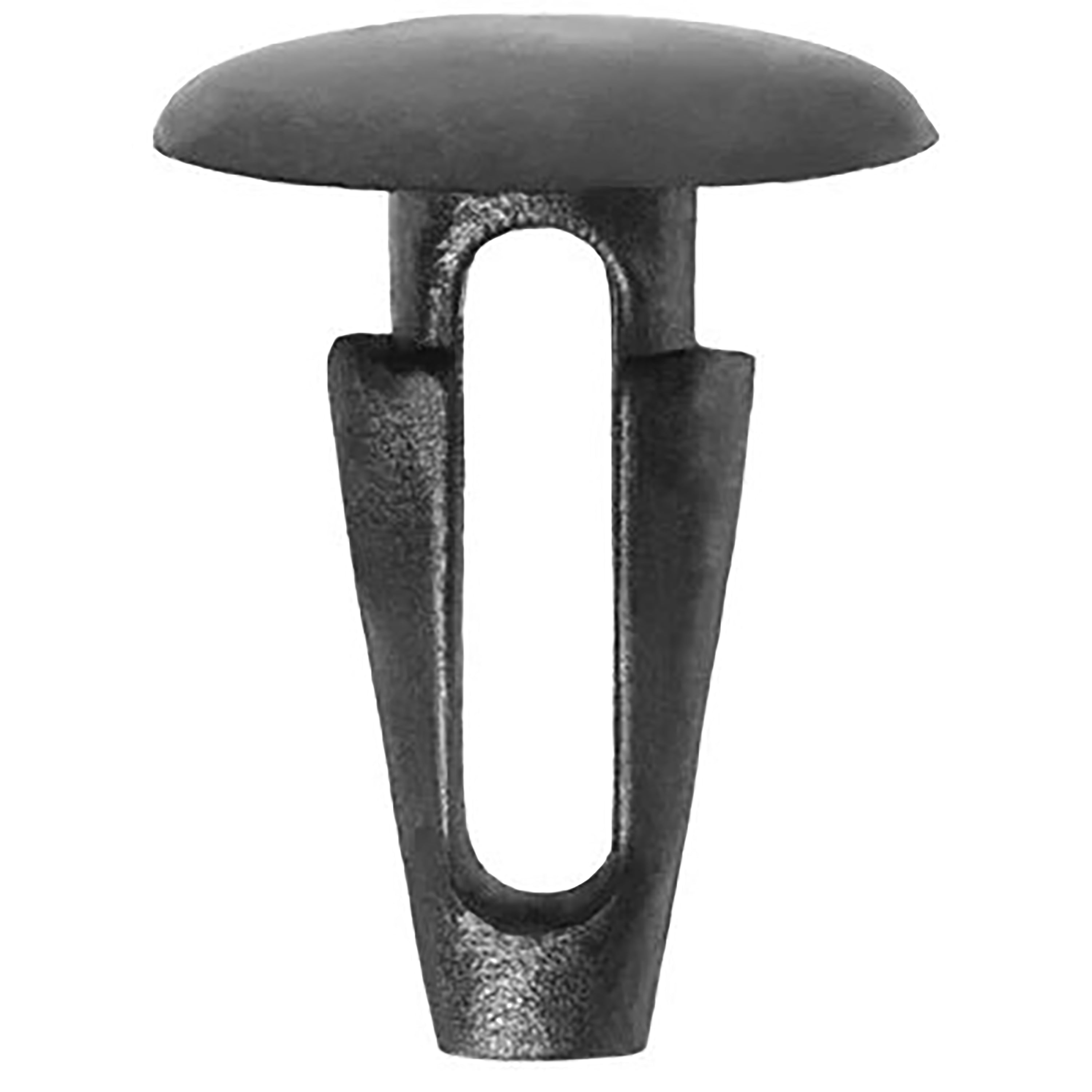 Black Nylon Retaining Clips - 5 MM Hole - 15 MM Stem - 13 MM Head - 25 ...