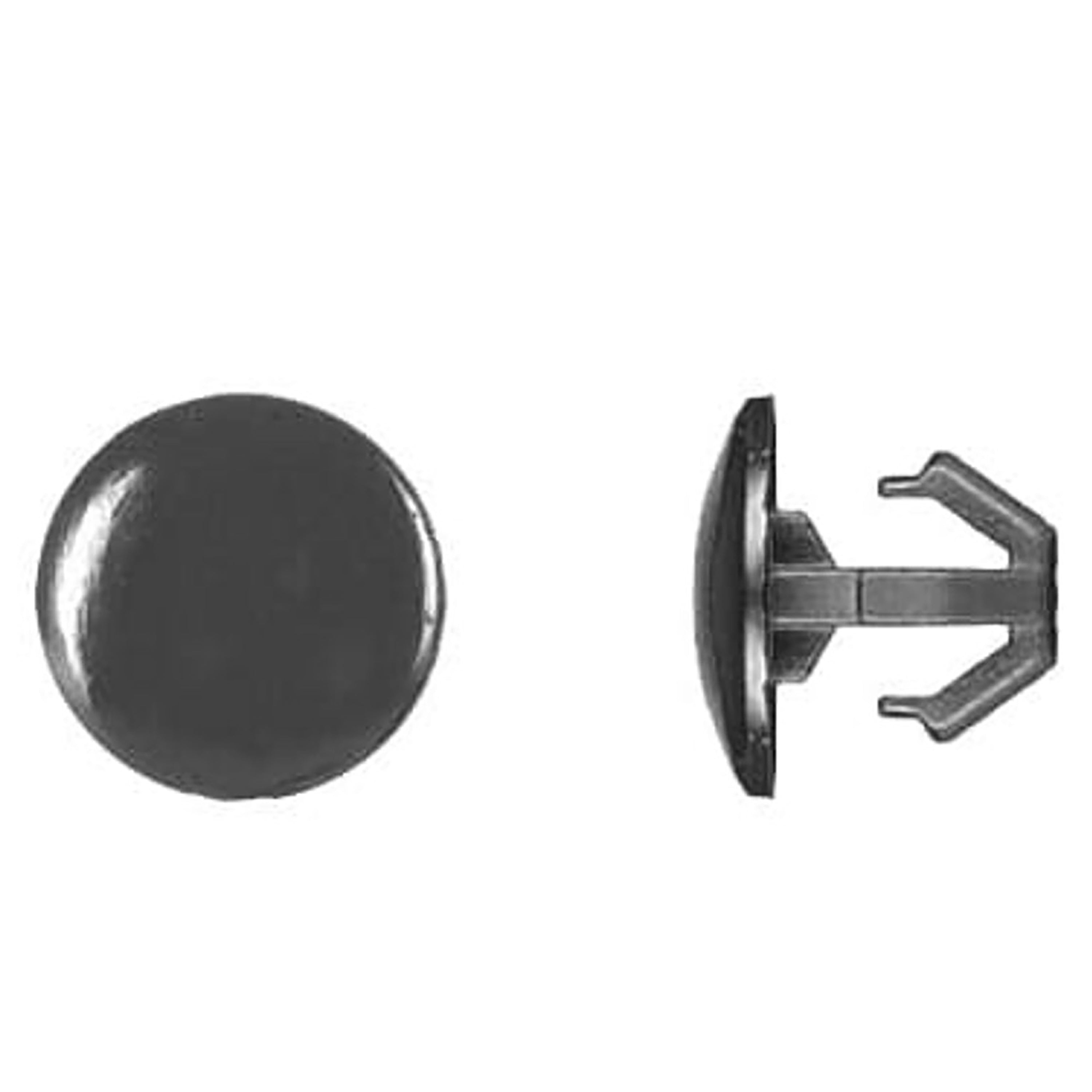 Black Nylon Hood & Trunk Moulding Retainer Clip 15/64" Hole 9 MM Stem ...