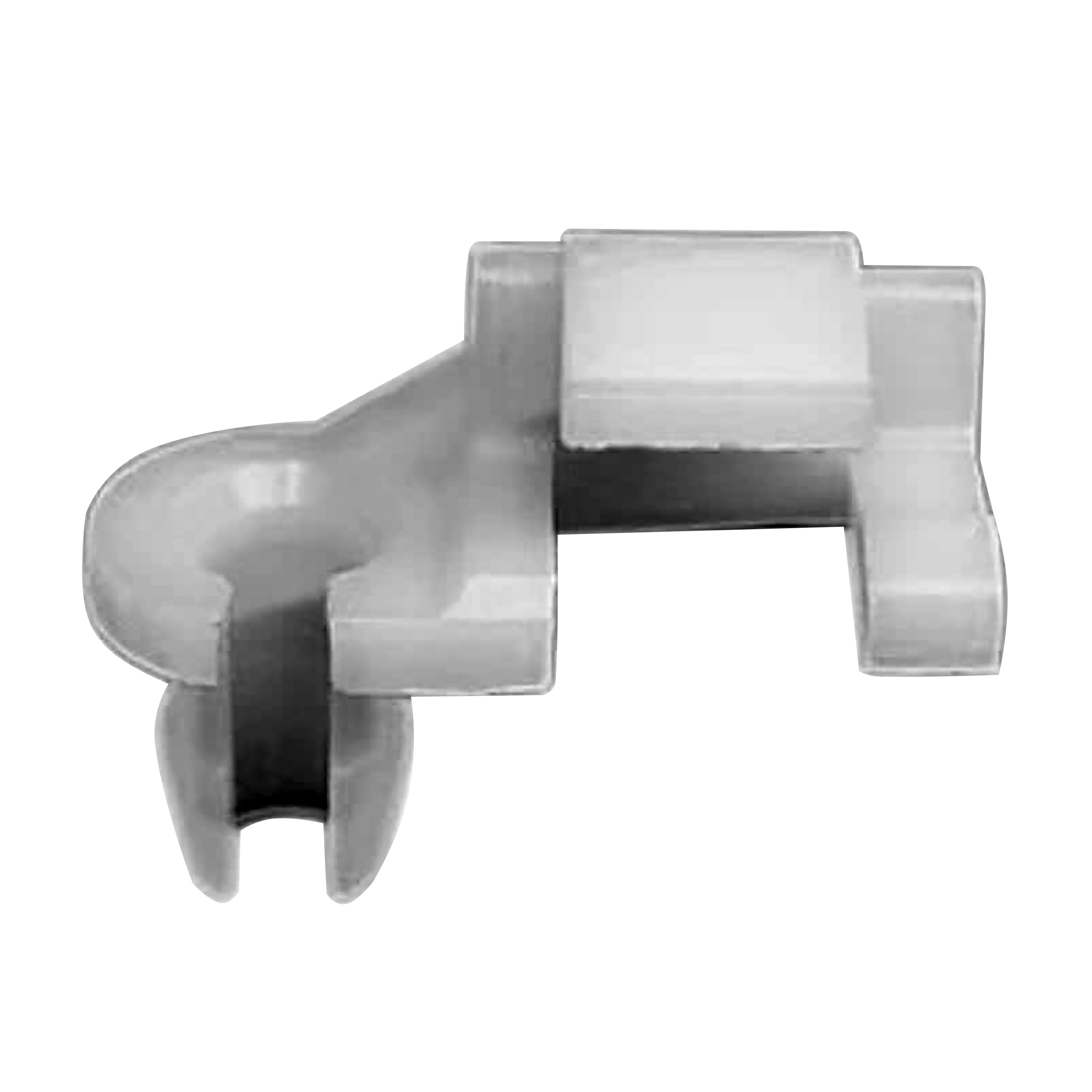 Right Hand Side Natural Nylon Door Lock Rod Clip Hood Retainer 5/32" R ...