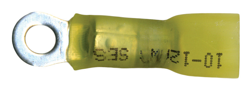 Multilink Yellow Ring Terminal 10-12 AWG #8 Stud - 10 to 500 Pack ...