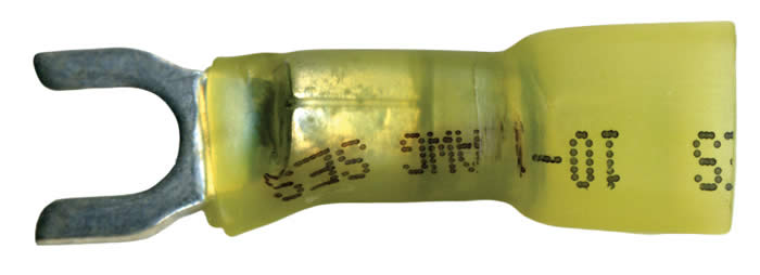 Multilink Yellow Spring Spade Terminals 10-12 AWG #10 Stud - 10 to 500 ...