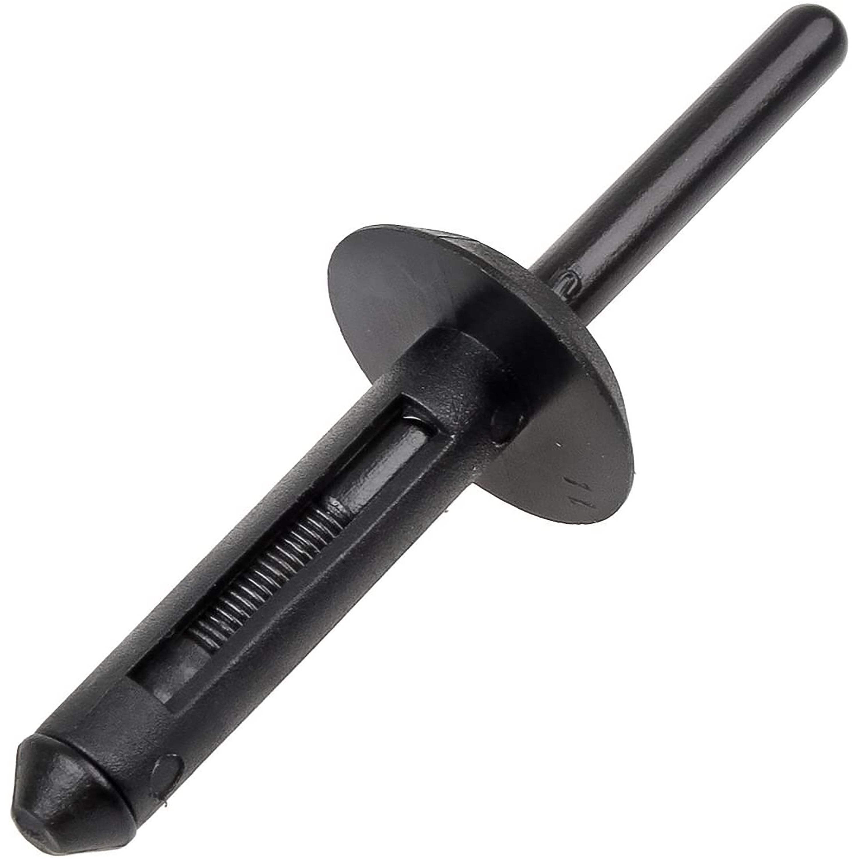 Black Nylon Blind Rivet Mandrel Retainer - 1/4" Dia. 1/2" Flange - 25 ...