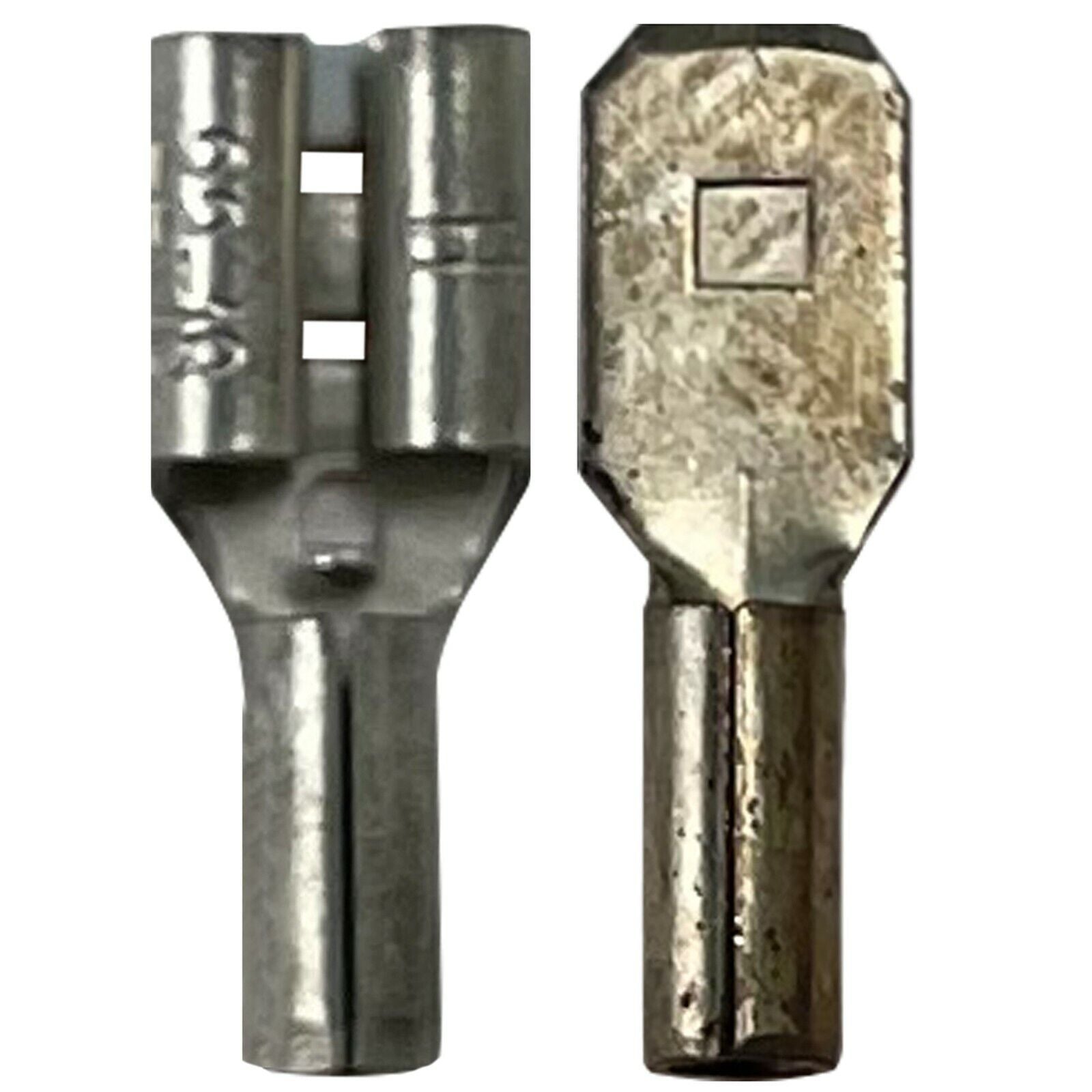 Non Insulated Female & Male 22-18 AWG Quick Disconnect Connector .187 ...