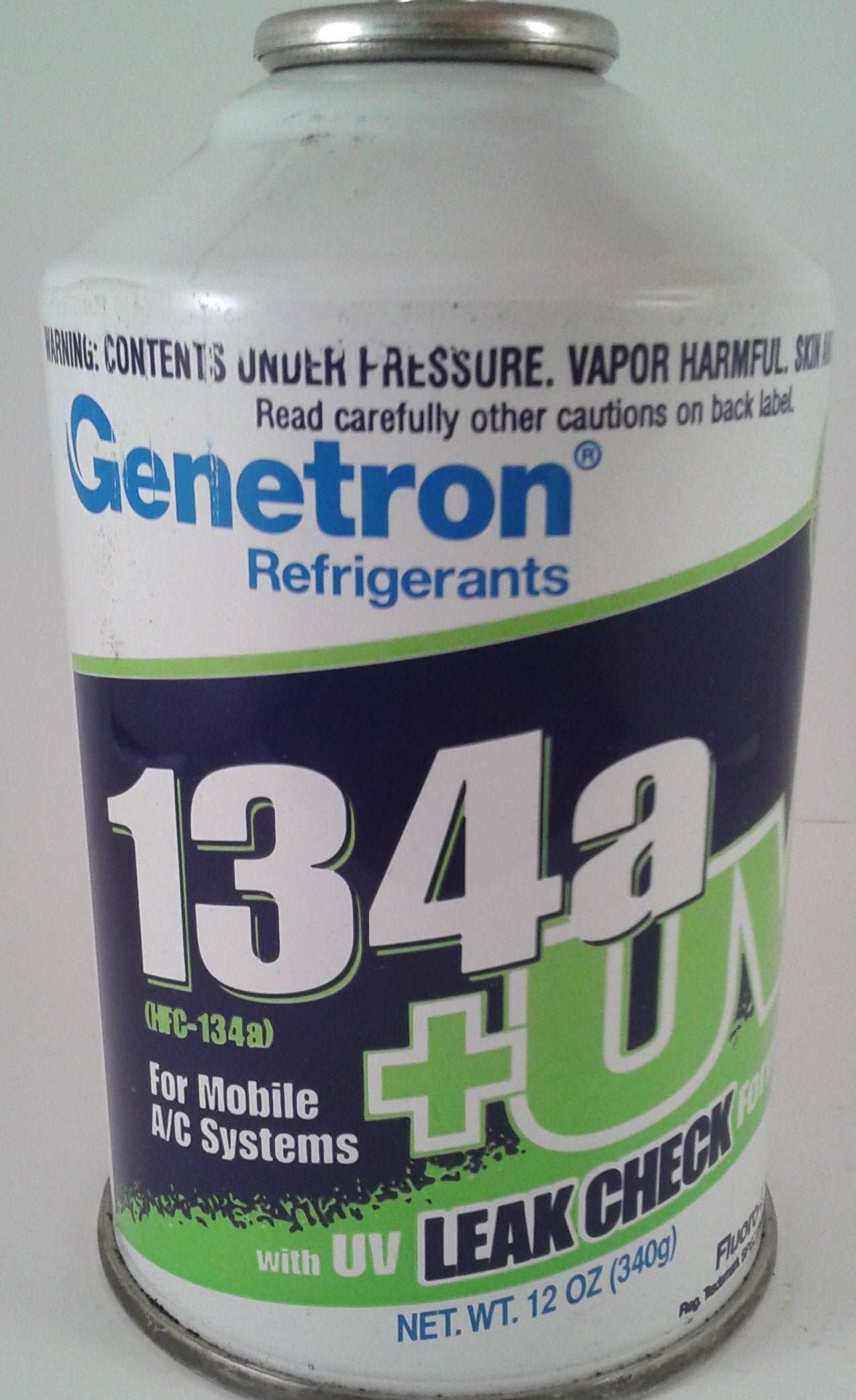 Genetron R134a+ UV with UV Leak Check Formula, 12 oz. – Sherco-Auto.com