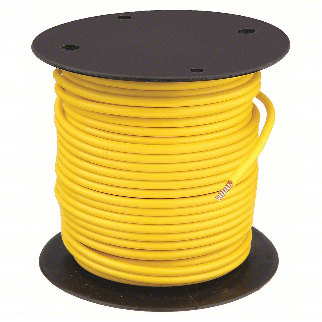 10 Gauge Yellow Primary Wire - 500 FT – Sherco-Auto.com